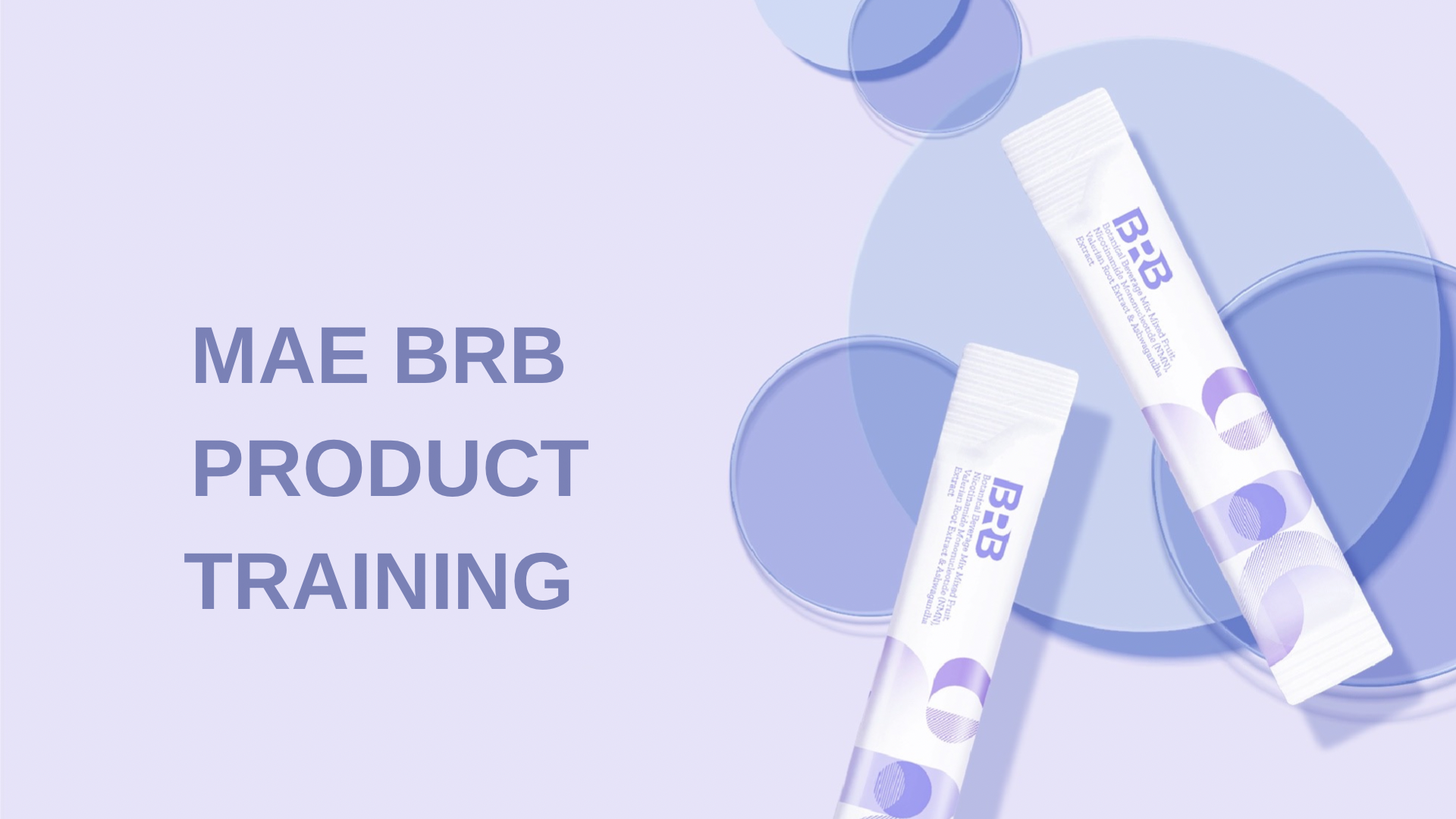 MAE GLOBAL - MAE TRAINING