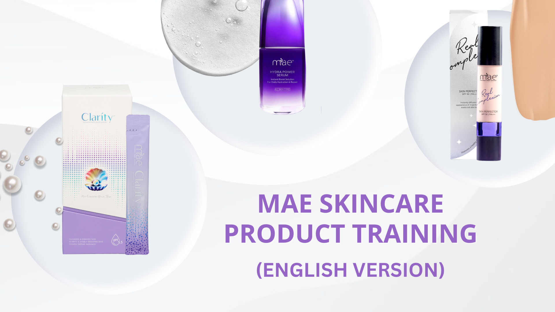 MAE GLOBAL - MAE TRAINING