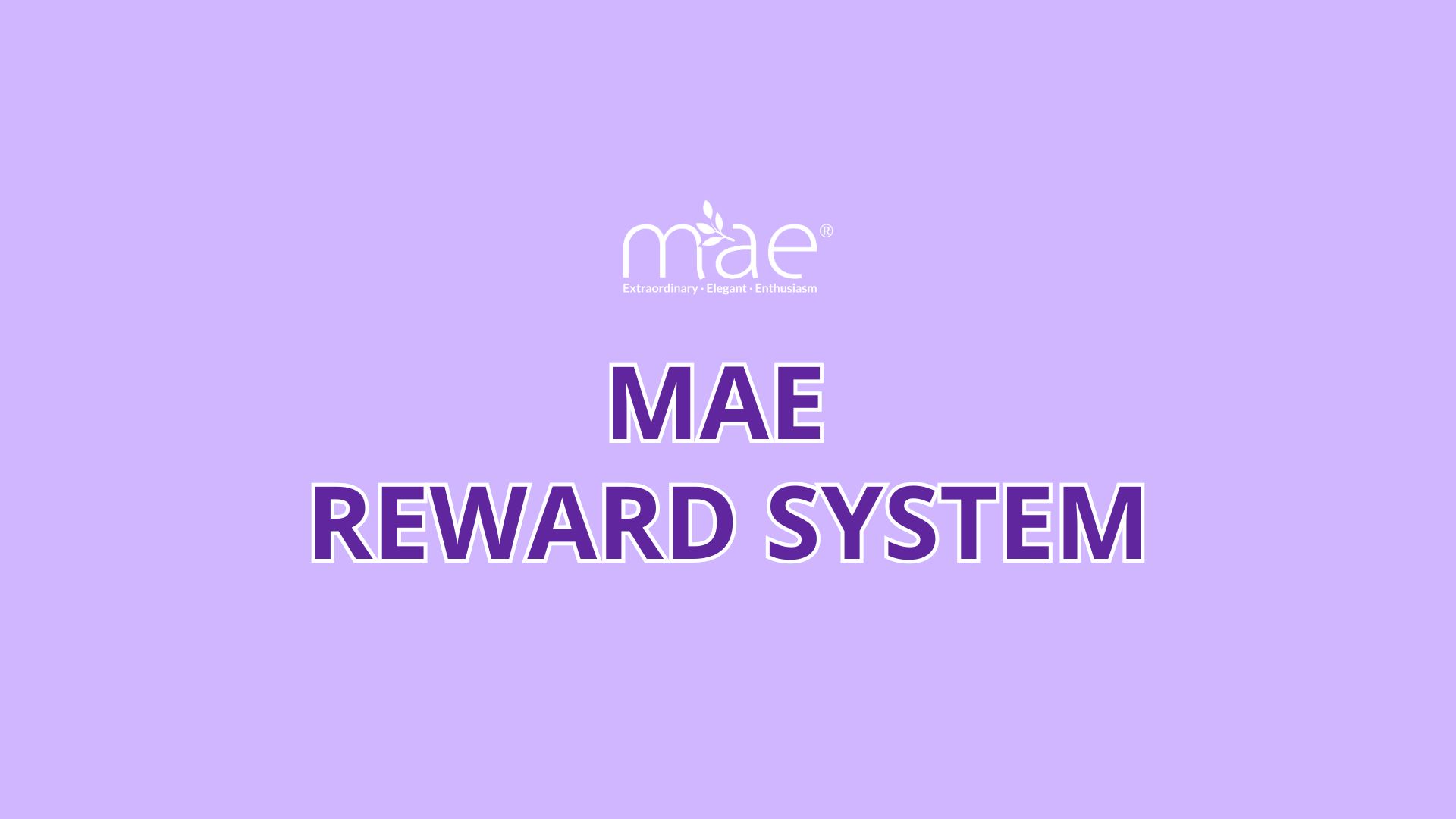 MAE GLOBAL - MAE TRAINING