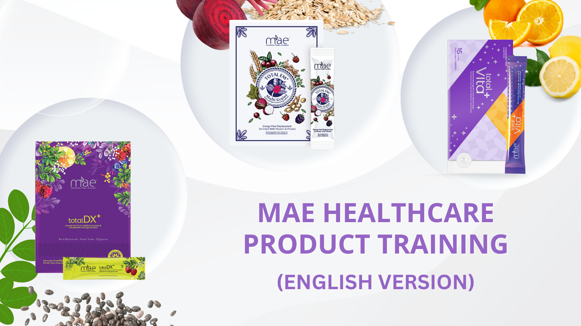 MAE GLOBAL - MAE TRAINING